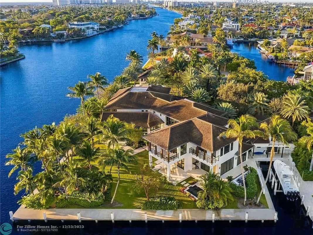 Patrick Bet-David's $20.4 million stunning waterfront mansion in Fort ...